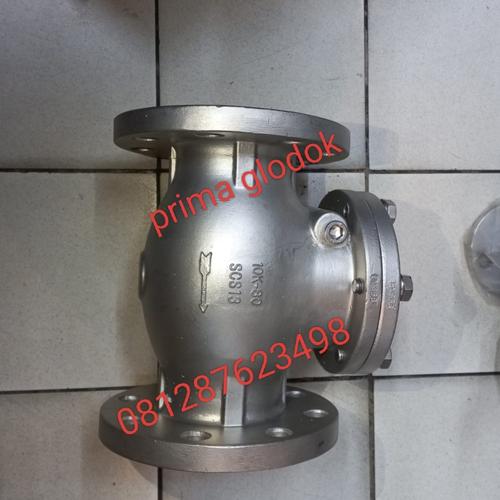 Jual Swing check valve TC ss304 3inch/swing check Valve stainless 304 ...