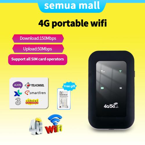Jual Wireless Router 4G LTE 5G Mini Modem 150Mbps Mobile Broadband WiFi ...