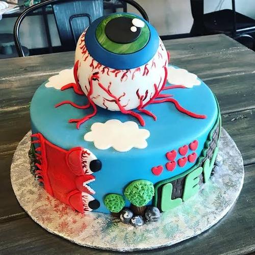 Jual cake eyes/kue ulang tahun eye/kue ulang tahun mata - 16cm ...