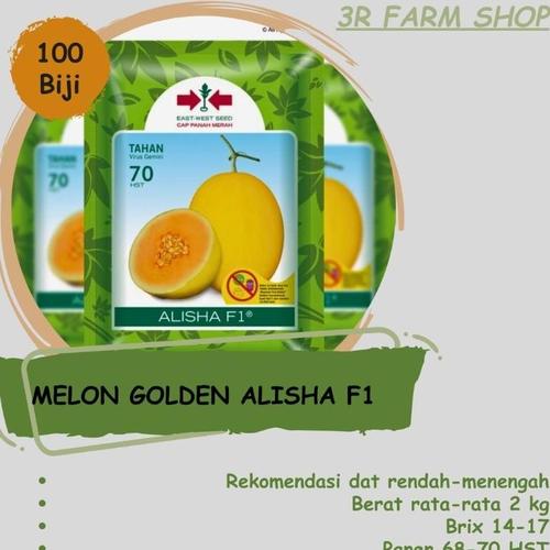 Jual Visin Garden Benih Melon Golden Alisha F1 Repack 100 Biji Terbaru ...
