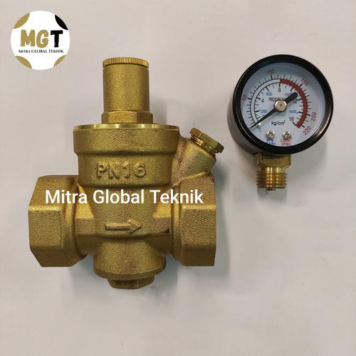 Jual 1/2" Inch PRV Drat Kuningan PN16 ( Pressure Reducing Valve ...