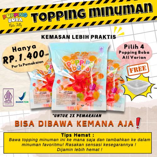 Promo Popping Boba Nata Jelly - Popping Boba Meletus Rasa Mangga 30 ...