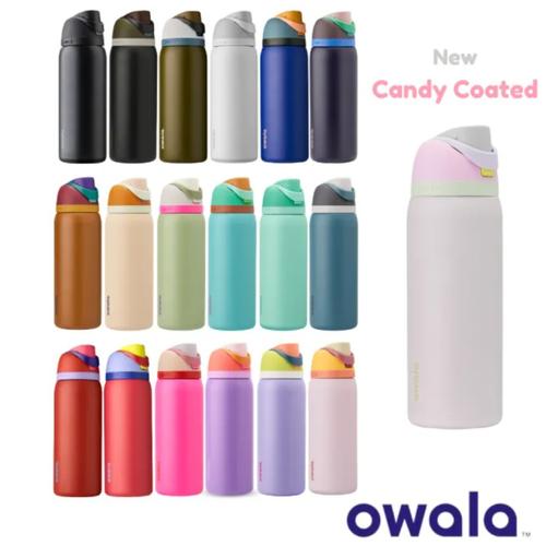Jual Owala FreeSip 32oz Insulated Stainless Steel Water Bottle - Retro ...
