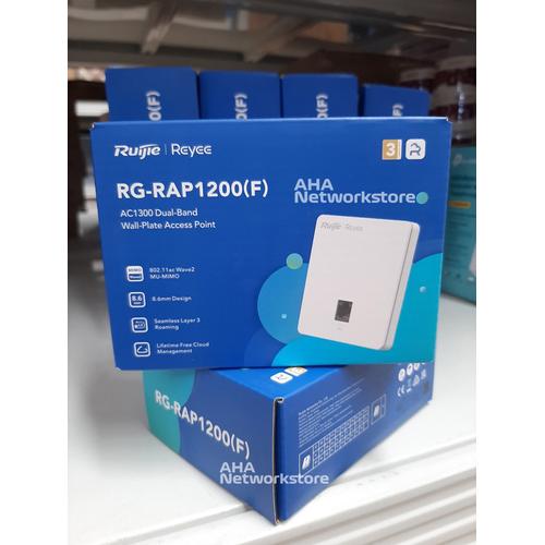 Jual Wall AP Ruiji RAP1200F Wall Plate AP Ruiji RAP1200 F WiFi5 AC1300 ...
