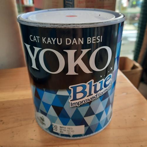 Jual yoko cat besi dan kayu blue improved formula - sulfur yellow ...