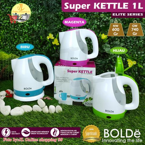 Jual BOLDE teko listrik super kettle 1liter elite series limited colors ...