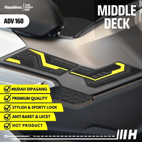 Promo Hayaidesu Honda ADV 160 Middle Deck Body Protector Cover - Merah ...