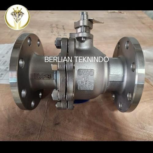 Jual 1-1/2" inch Ball Valve Flange PN16 Stainless SS304 / DN40 - Jakarta Barat - BERLIAN ...