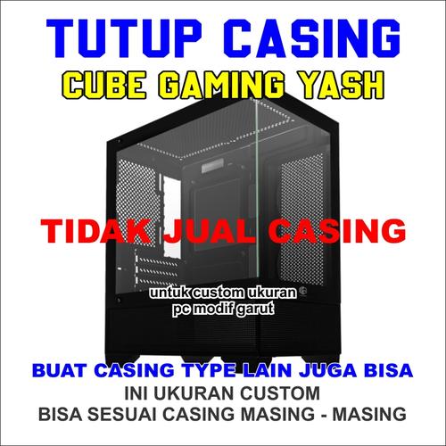 Jual SIDE PANEL CUBE GAMING YASH HANYA TUTUP SAJA - frame hitam - Kab. Garut - NGR PC MODIF ...
