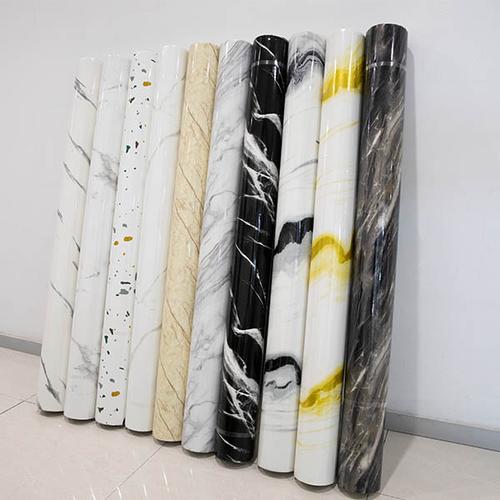 Jual Wallpaper Dinding Marble Roll Foam PVC Wallpaper Vinyl Marmer Rol ...