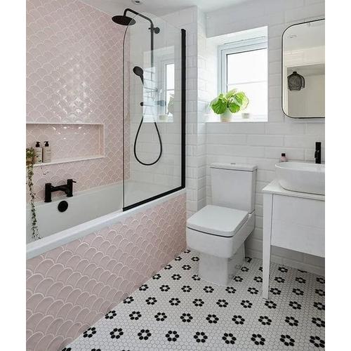 Jual Mosaic Mozaic Mosaik Mozaik Keramik Tiles Motif Bunga Hexagonal ...