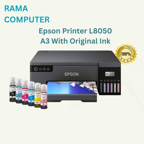 Jual Printer Epson EcoTank L8050 Ink Tank Printer - Kota Makassar - Rama Computer Store | Tokopedia