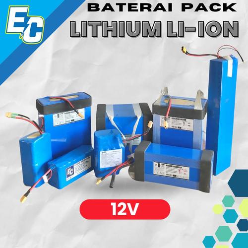 Jual Baterai pack Lithium Li-ion 12V 12.6V 3S - 7.8Ah, Standar - Kab ...