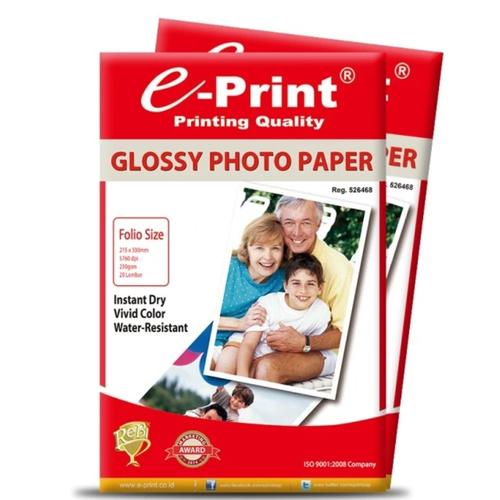 Jual kertas foto super glossy photp paper folio 230 gram - Jakarta ...