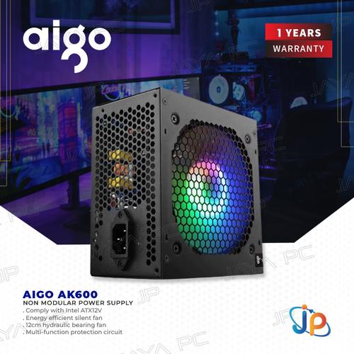 Jual darkFlash Aigo AK600 Rainbow LED 600W PSU - Power Supply 600 Watt - Jakarta Pusat - Jaya PC ...