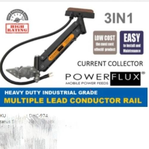Jual Power Flux Current Collector 100 Ampere 3 Pole for Hoist Crane ...