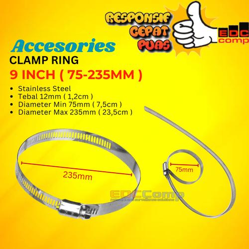 Jual Klemring 6 Inchi dan 9 inchi Pengikat ODP klem ring Clamp Selang ...