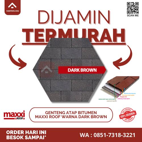 Jual Genteng Atap Bitumen Maxxi Roof Warna Dark Brown TERMURAH - Kota ...