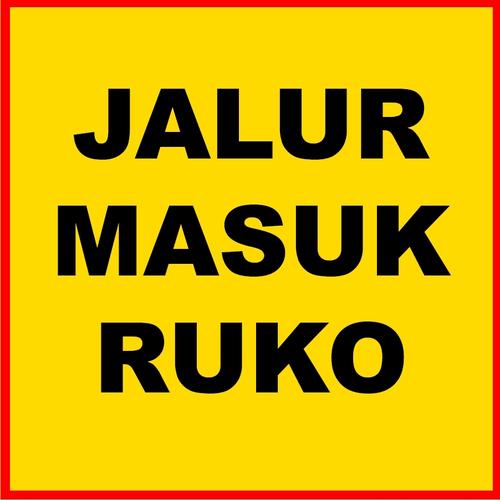 Jual Spanduk /Banner Jalur Masuk Ruko - UK 1,x1meter - Jakarta Pusat ...