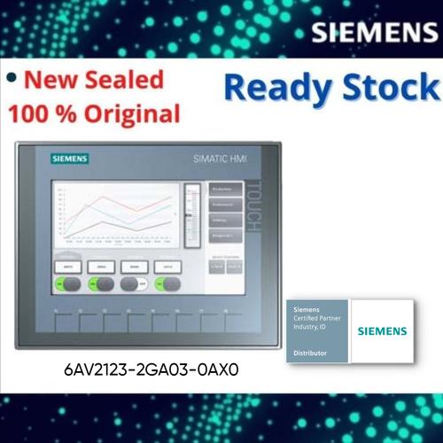 Jual SIEMENS 6AV2123-2GA03-0AX0 SIMATIC HMI, KTP700 Basic DP, 7" TFT ...