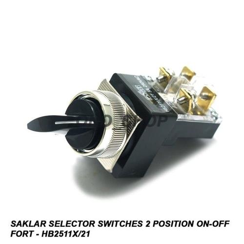 Promo FORT Selector Switch 25mm SS2511/2 SS2511/3 2 posisi 3 posisi - 2 ...