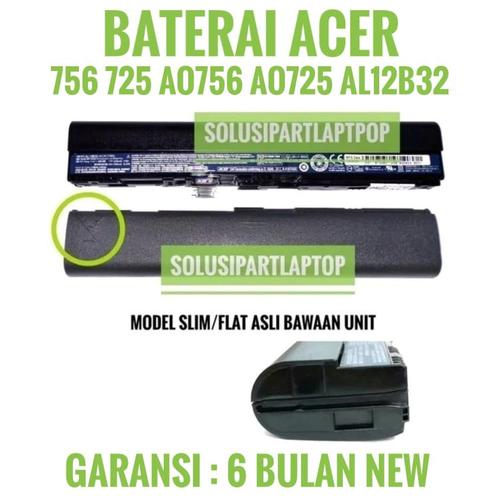 Jual Baterai acer Aspire One 725 756 AO725 AO756 V5-121 V5-V131 Black - Kota Tangerang - DN ...