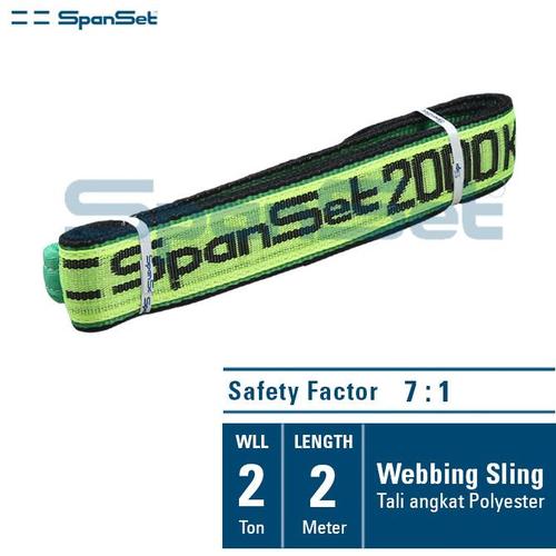 Jual SpanSet Websling 2Ply B2000-2Mtr Kapasitas 2 Ton, Panjang 2 Meter - 2 meter - Kab. Bekasi ...