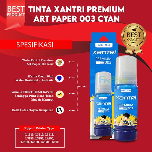 Jual Refill Tinta Art Paper 003 Best Quality 70ml Epson L1110 L3110-L3150 - Biru - Jakarta Barat ...