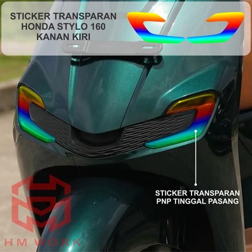 Jual STICKER SEN TRANSPARAN HONDA STYLO 160 - pink - Kab. Karawang - HM ...