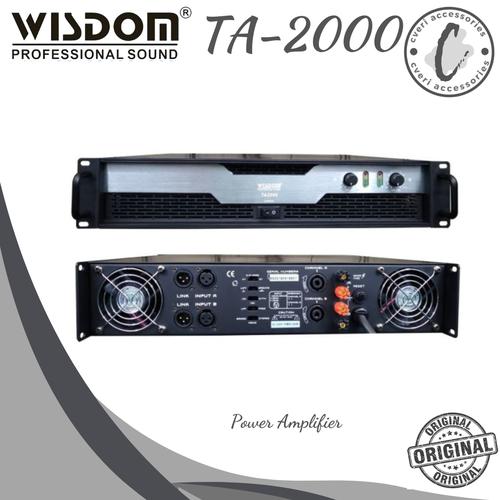 Jual Wisdom TA2000 Power Amplifier Original Wisdom TA-2000 - Jakarta ...