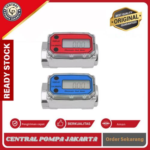 Jual Digital Flow meter Turbine 2 inch Flow meter Air/Solar/Minyak 2in ...