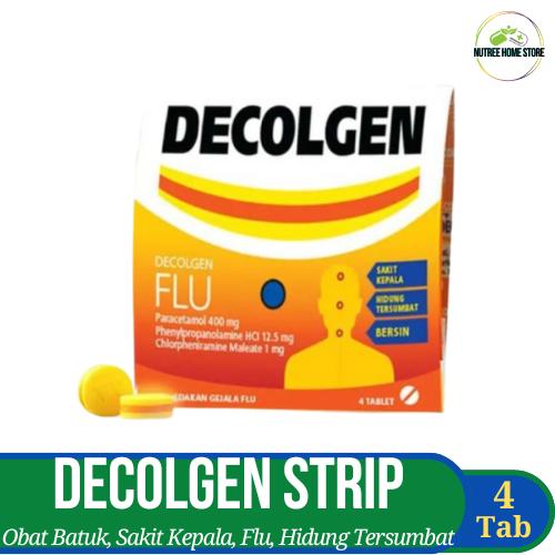 Jual Decolgen Strip Isi 4 Tablet | Obat Batuk Pilek Flu Dekolgen - Kota ...