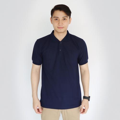 Jual Kaos polo shirt polos | kaos kerah pria seragam polos navy biru benhur - navy, S - Jakarta ...
