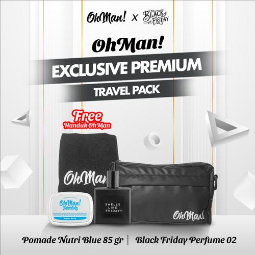 Jual OhMan Exclusive Premium Travel Pack Nutri Blue 85gr + Black Friday ...