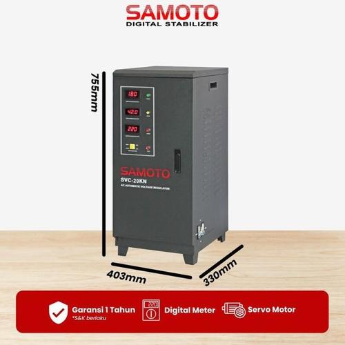 Jual Stabilizer Samoto 20000va 16000w 12.800w 20KVA 20KN Single Phase ...