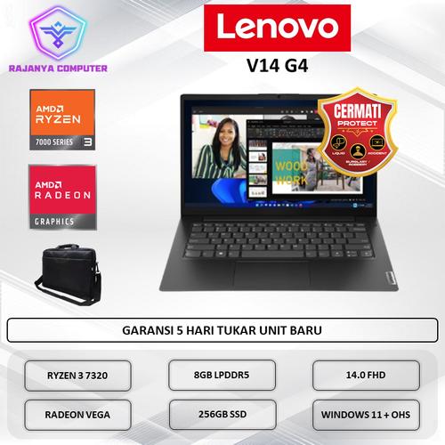 Promo Lenovo V14 G4 Ryzen 3 7320 8GB 256GB W11 OHS 14.0FHD - LENGKAP - Kota Tangerang - RAJANYA ...