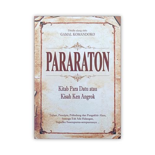 Jual Buku PARARATON (Kitab Para Datu atau Kisah Ken Angrok) - Narasi ...