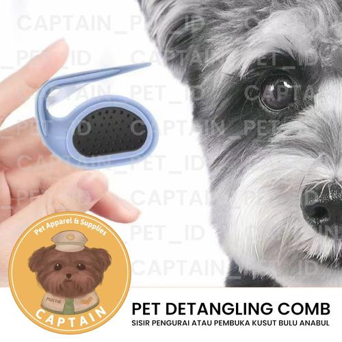 Jual PET DETANGLING COMB SISIR PENGURAI KUSUT GUNTING BULU KUSUT ANJING ...