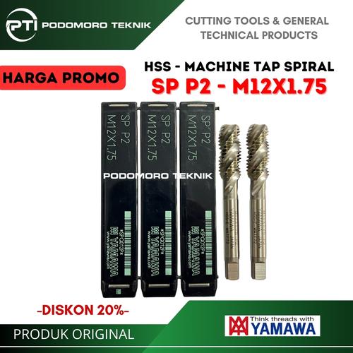 Jual Tap Mesin Yamawa M12 x 1.75 SP P2 Tap Mesin Spiral M12x1.75 JAPAN - Kab. Bekasi - PODOMORO ...