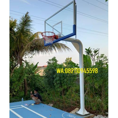 Jual Ring Basket Tiang Tanam Lengkap Dengan Papan Pantul Jaring & Ring ...