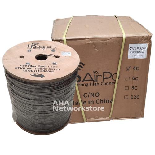 Jual G652D Fig8 4core 2km HSairPo GYXTC8YD-4C Dropcable Fig8 4Core 2km ...