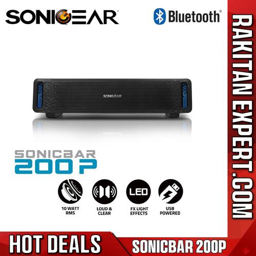 Promo SonicGear 200P Powerful SoundBar Sonicbar with Brilliant Light ...