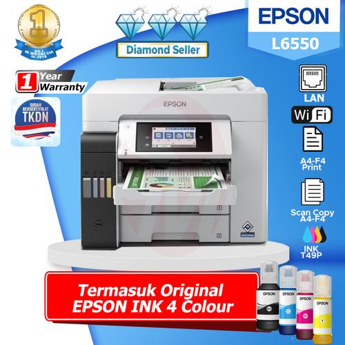 Promo Printer Epson L6550 A4 EcoTank Colour Wi-Fi Duplex Multifungsi ...