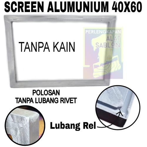 Jual FRAME BINGKAI SABLON ALUMUNIUM UD 40X60 PROFIL REL TANPA BAUT ...