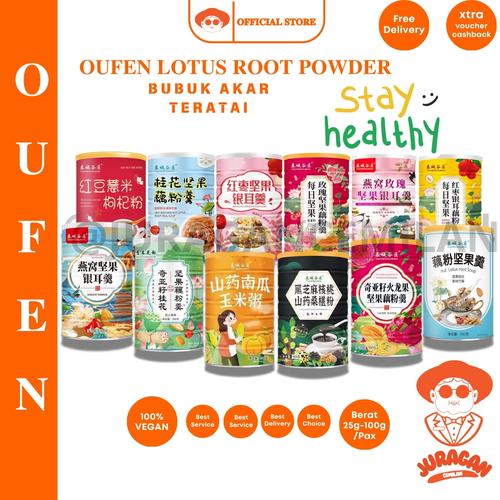 Promo JURAGAN Ou fen / Oufen Lotus Rood Powder Bubuk Akar Teratai ...
