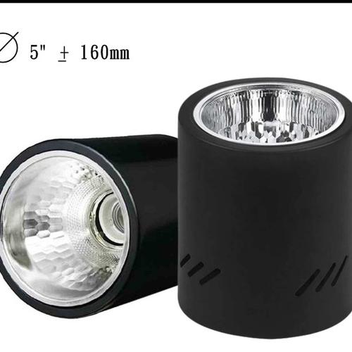 Jual sls fitting downlight outbow bulat hitam downlight without glass ...