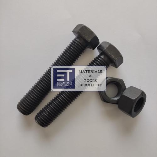 Jual Mur Baut Baja 10.9 ukuran M20 x 100 mm Half Drat - Kota Surabaya ...