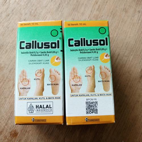 Jual CALLUSOL KUTIL KAPALAN MATA IKAN 鸡眼 - CALLUSOL 10 ML - Jakarta ...