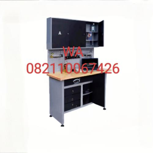 Jual WORKSTATION WORKTABLE STORAGE CABINET LABORATORIUM BESI EPOXY ...