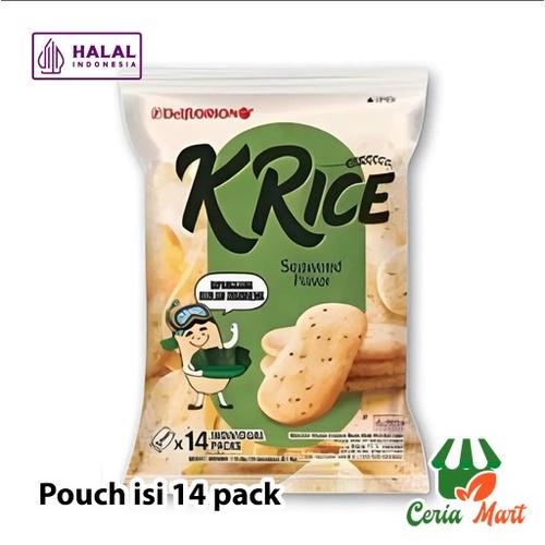 Promo K Rice Crackers Krice Seaweed Keripik Beras Asin Gurih Rumput ...